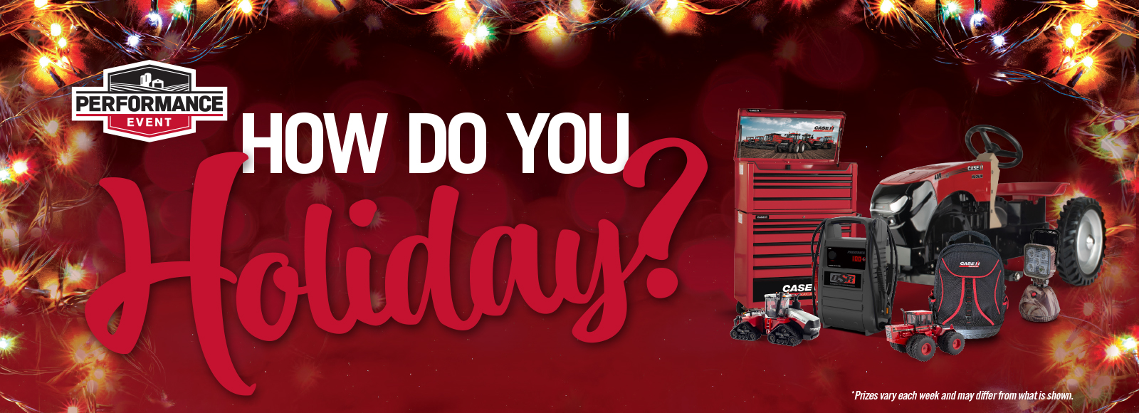 Holiday Form CASE IH